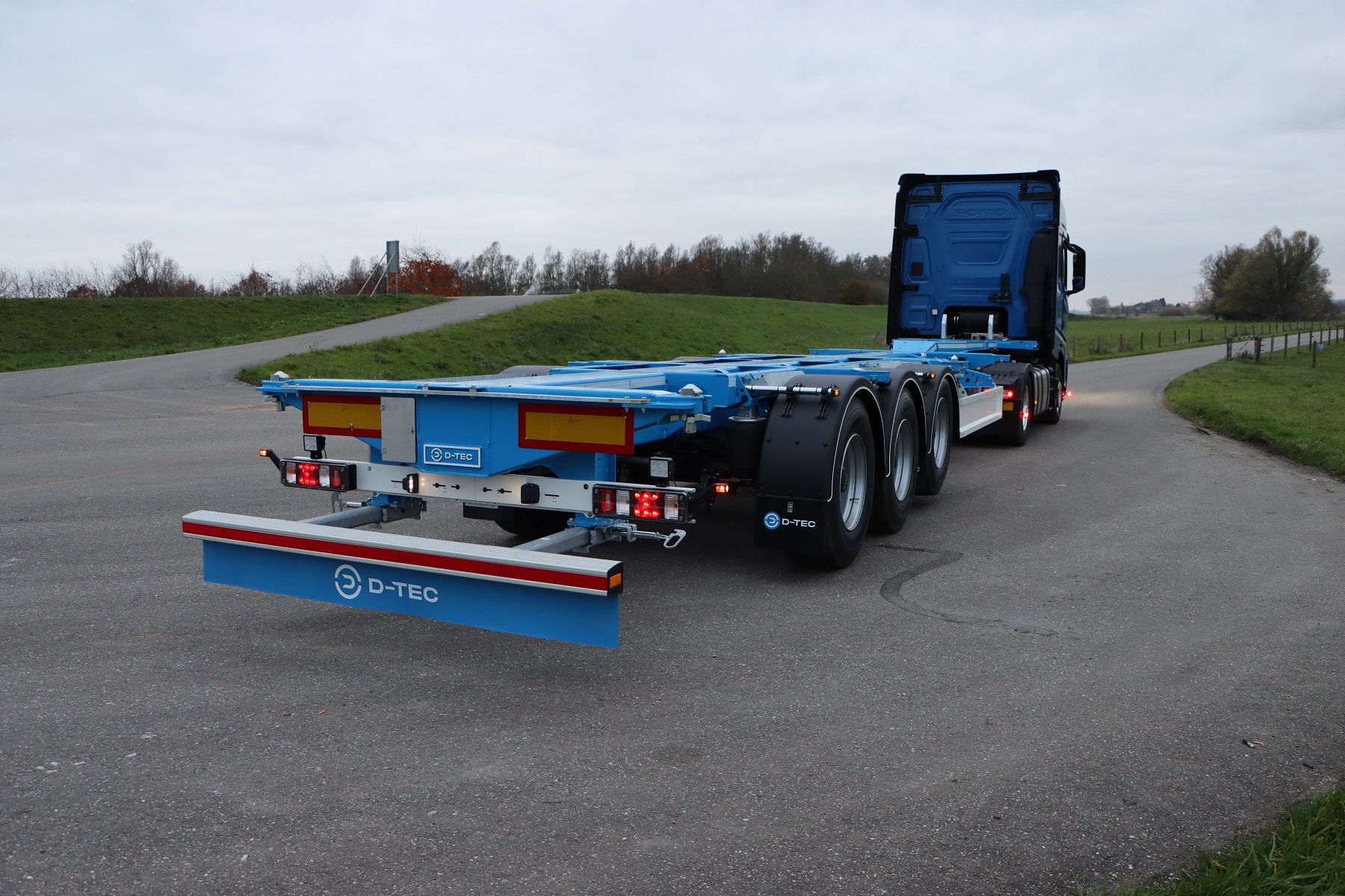 New D-TEC Container Carrier CC-40 with Extension up to 45ft | D-TEC ...